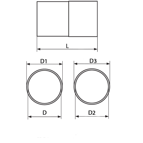 Round telescopic ducts